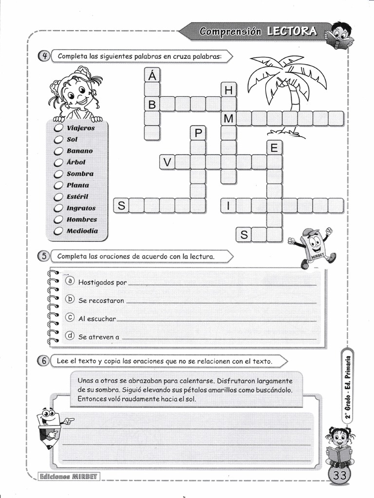 2da. Parte Cuaderno Comprensión Lectora 2º Primaria Me360 | PDF