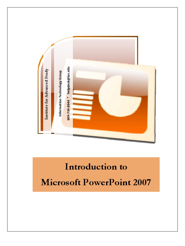 Power Point Handout 2007 | PDF | Microsoft Power Point | Software