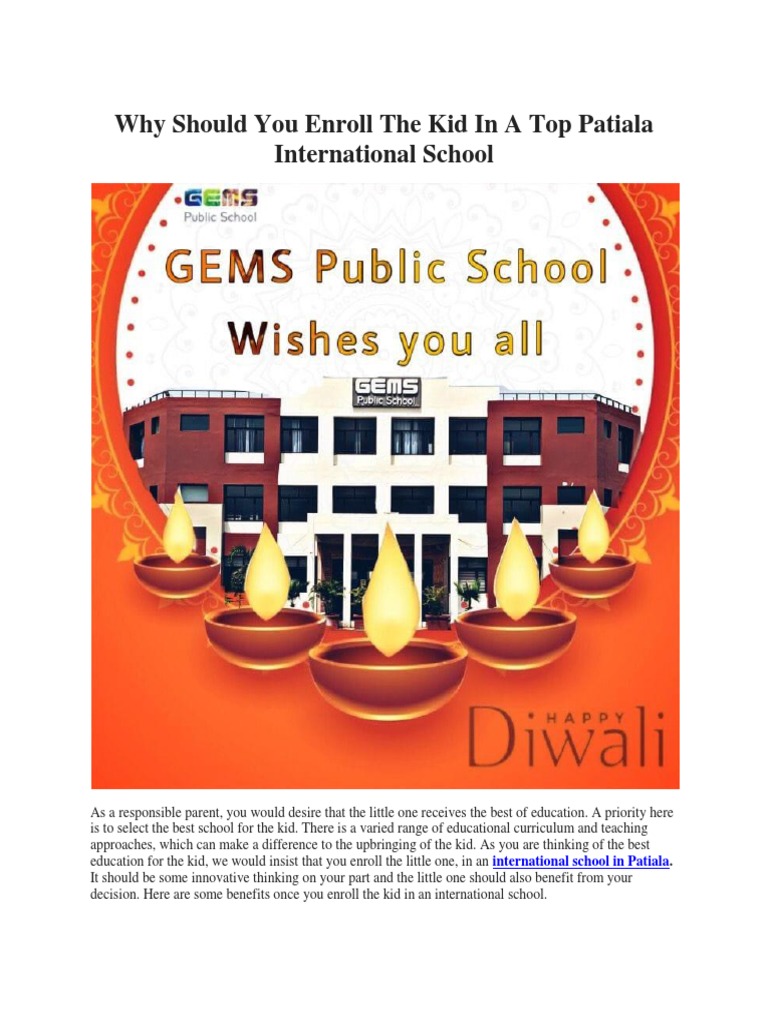 Top Patiala International School | PDF | Teachers | Human Nature