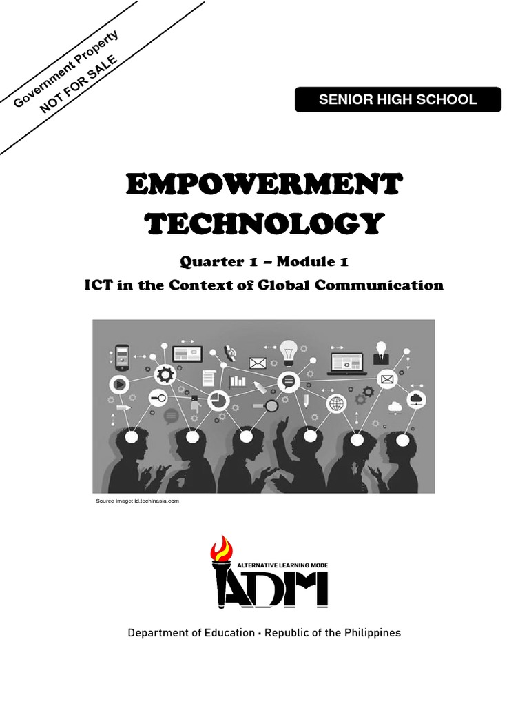 Empowerment Technology: Quarter 1 - Module 1 ICT in The Context of ...