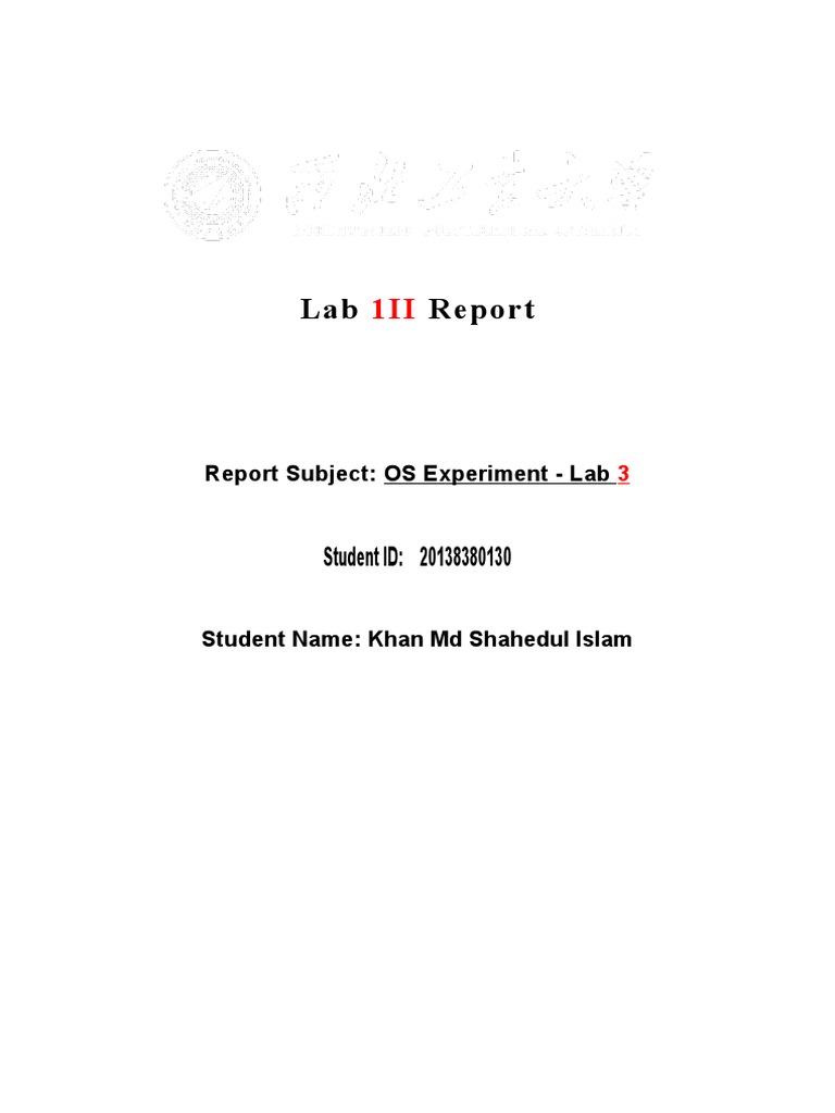 Operating System Lab Report | PDF | Duplex (Telecommunications) | Process (Computing)