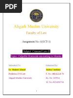 Kinds of Qatal | PDF | Mens Rea | Punishments