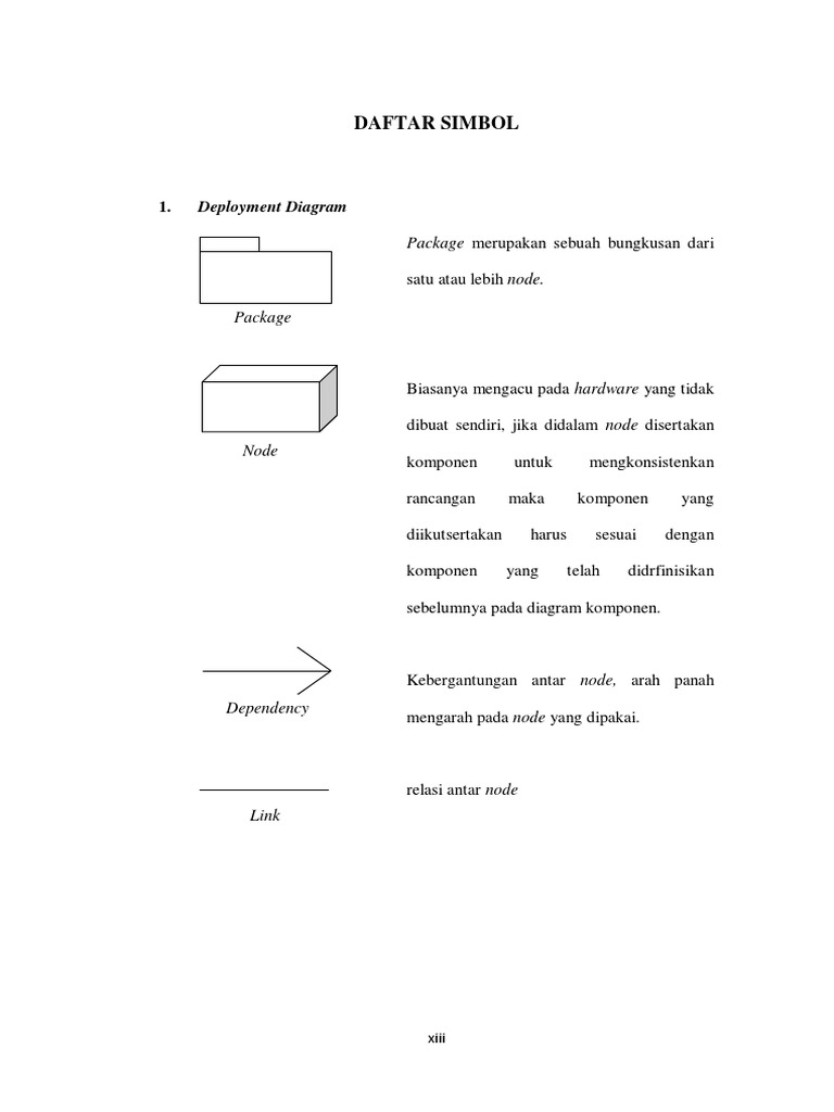 Simbol Diagram untuk Skripsi dan ERD | PDF