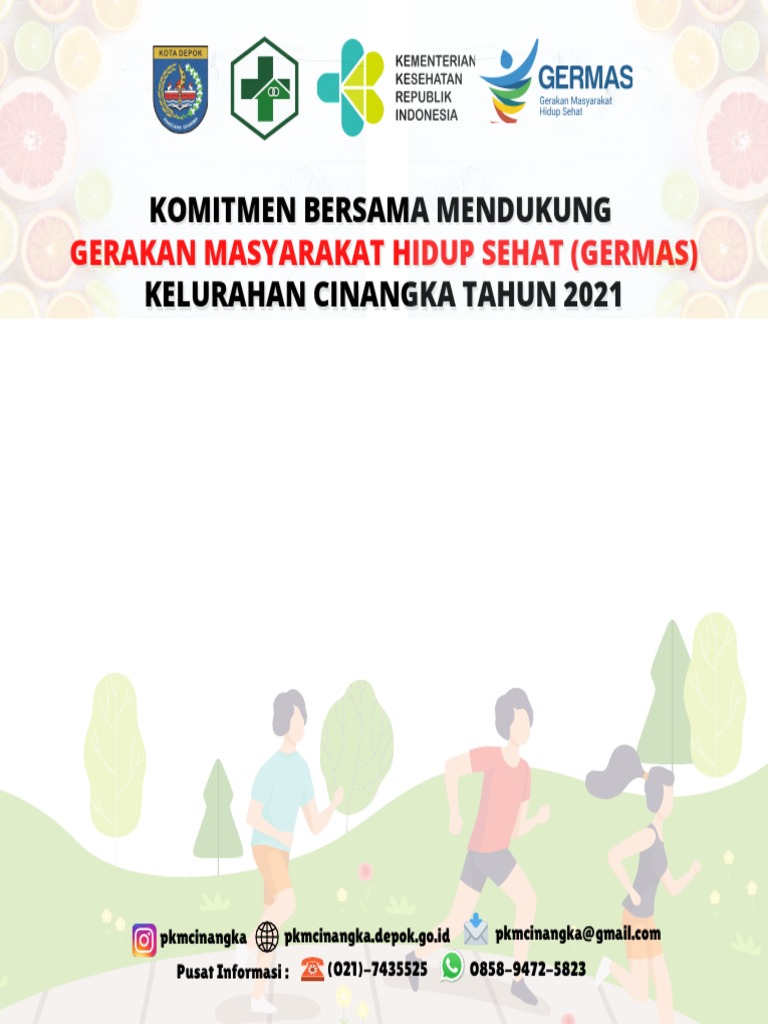 Spanduk Komitmen Germas | PDF | Ilmu Sosial