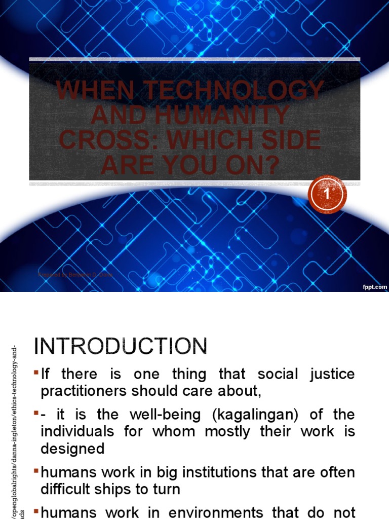 Module P6 WHEN TECHNOLOGY AND HUMANITY CROSS | PDF
