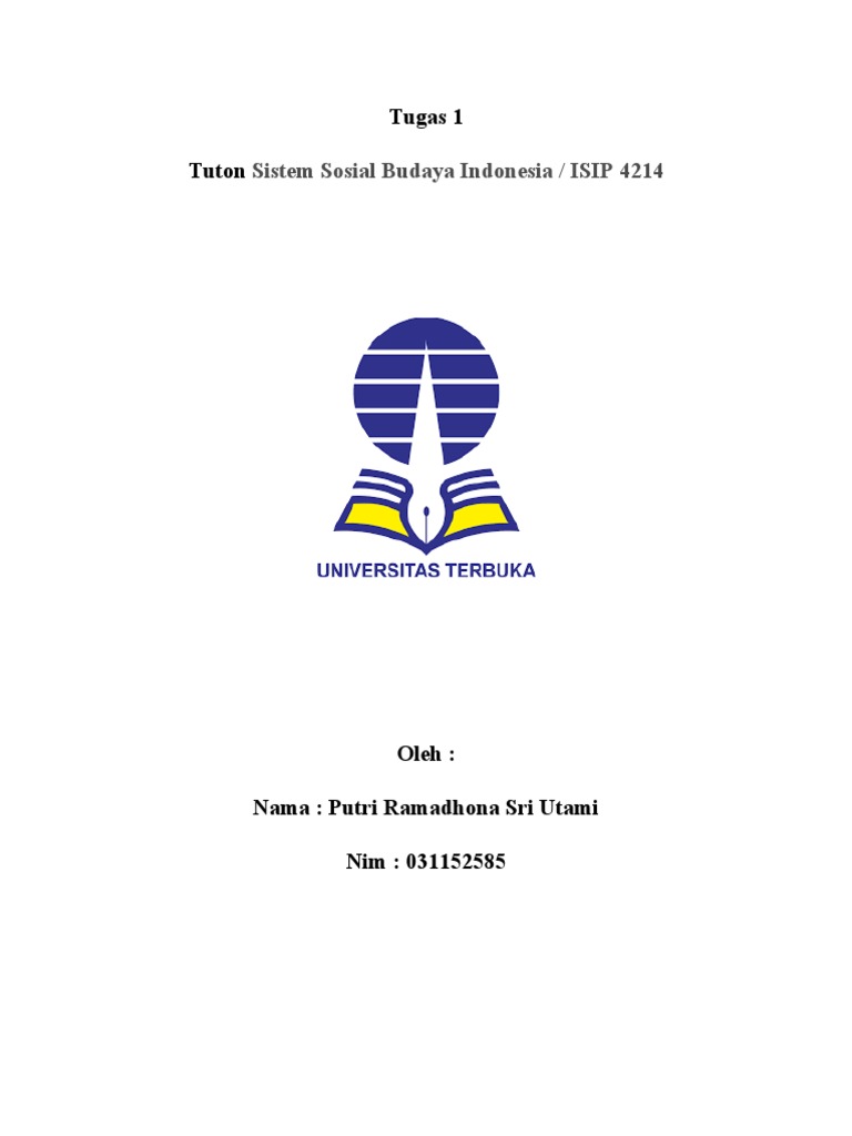 Tugas 1 SSBI | PDF | Ilmu Sosial