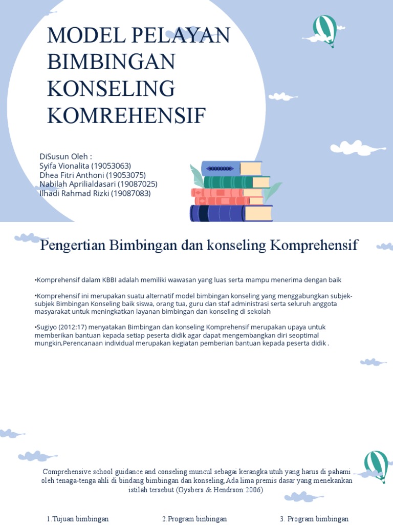 Model Pelayan Bimbingan Konseling Komrehensif | PDF