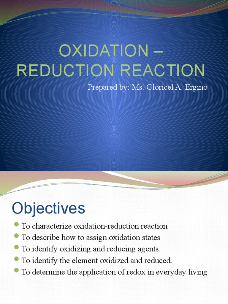 Oxidation - Reduction Reaction | PDF | Redox | Chemical Reactions