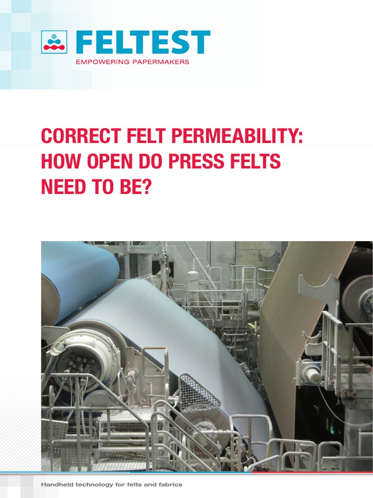 Correct Felt Permeability: How Open Do Press Felts Need To Be? | PDF ...