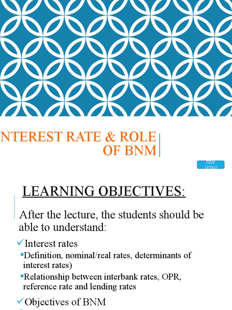 Interest Rate & Role of BNM | PDF | Interest Rates | Interest