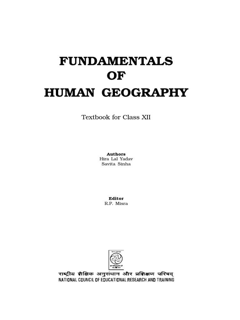 Fundamentals of Human Geography - Chapter 1 | PDF | Geography | Natural ...