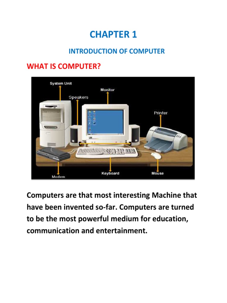 Overview of Computer Systems and Parts | PDF | Computer Data Storage ...