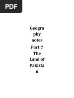 Geography of Pakistan | PDF | Geography | Pakistan