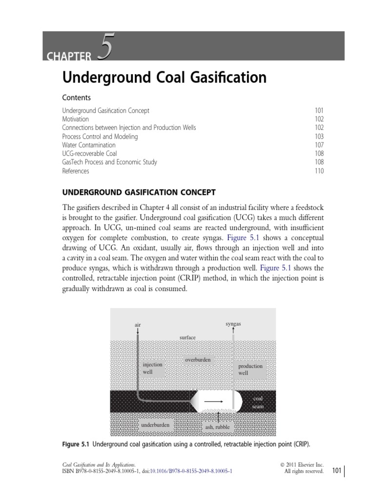 5 Underground Coal Gasification | PDF | Gasification | Coal