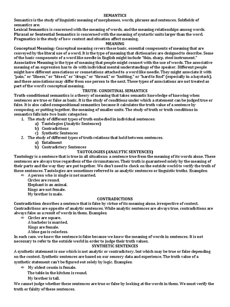 Understanding Linguistic Semantics | PDF | Verb | Idiom