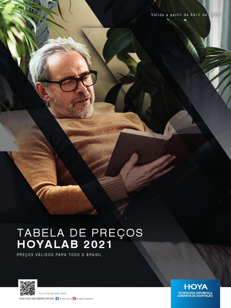 Tabela de Preços e Características das Lentes HOYALAB 2021 | PDF ...