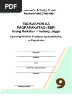 EsP8 - Lesson Plan - Q1 - Week8 | PDF