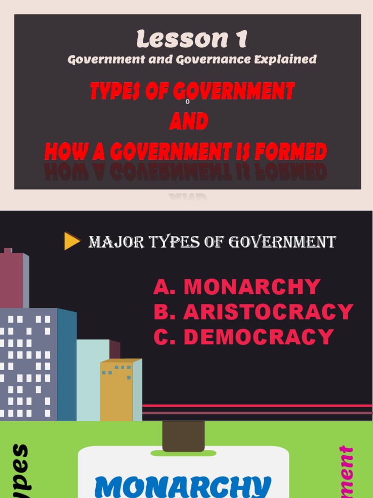 LESSON-1-Types-of-Govt-How-Govt-is-Formed (Part 4) | PDF | Legislature ...