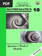 Mathematics: Quarter 1 - Module 1: Generating Patterns | PDF | Sequence | Infinity