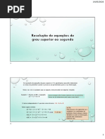 Aplicação da Regra de Ruffini | PDF | Divisão (Matemática) | Álgebra