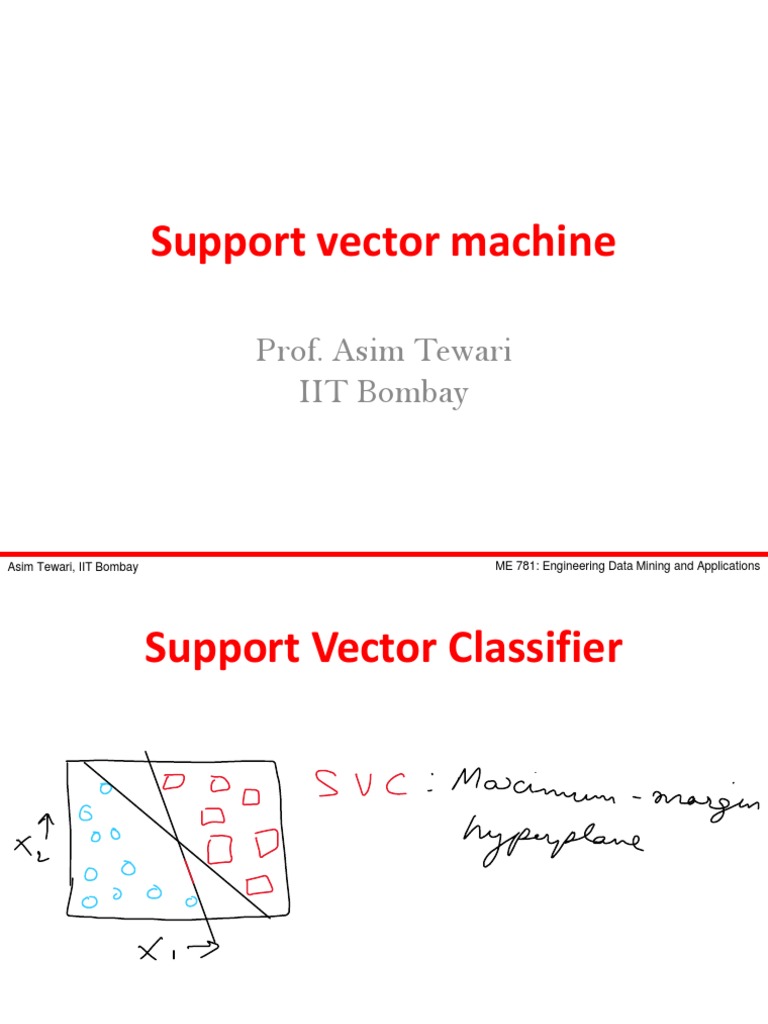 24 Support Vector Machine | PDF