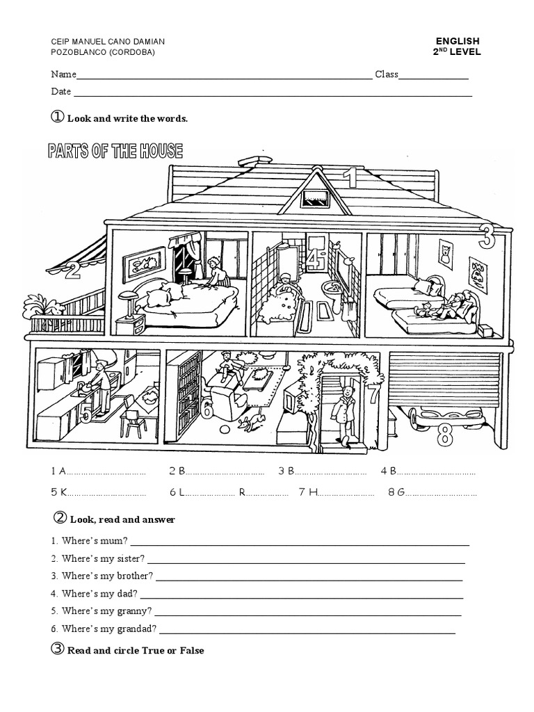 House Worksheet | PDF