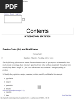 Parameter Vs Statistics Worksheet | PDF