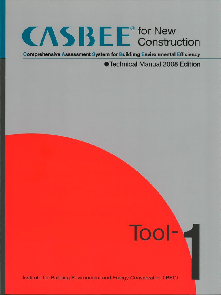 CASBEE-NCe 2008manual | PDF | Life Cycle Assessment | Climate Change