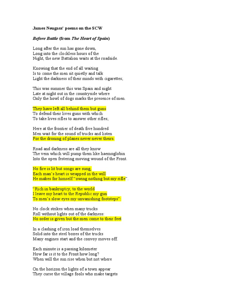 Extracts From Poems - ER, LH, JN | PDF | Poetry