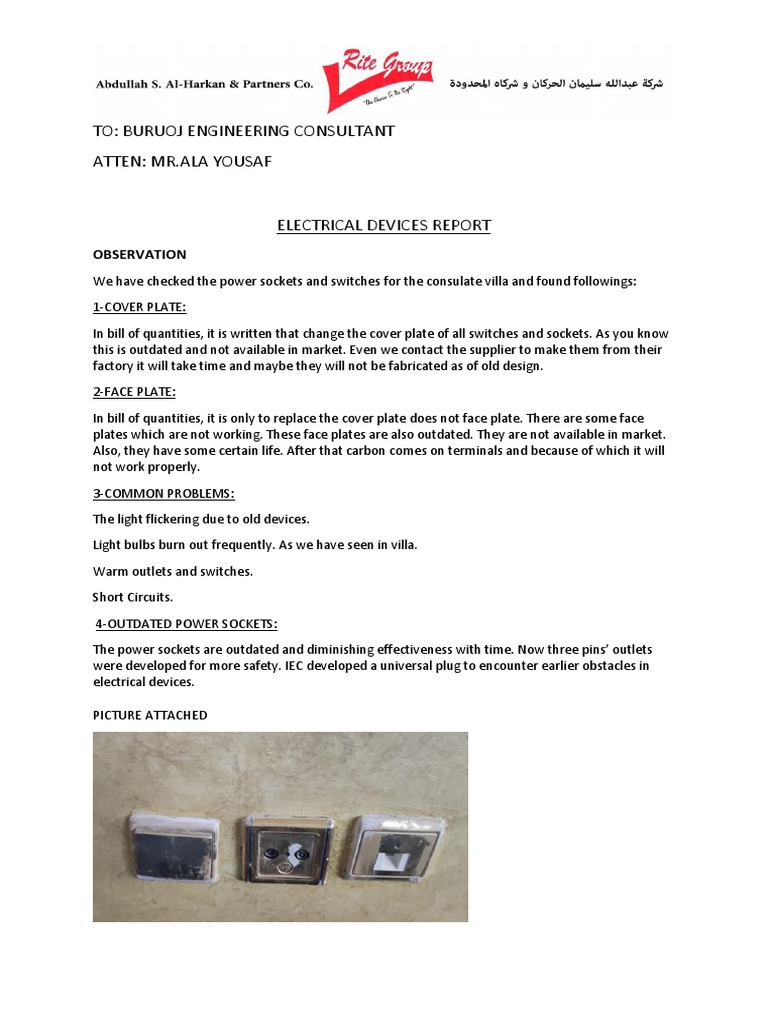 Report Switches & Sockets | PDF