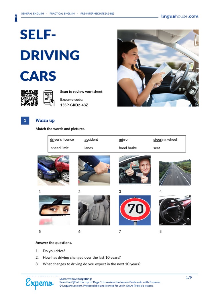 Self Driving Cars British English Teacher | PDF | Taxicab | Verb