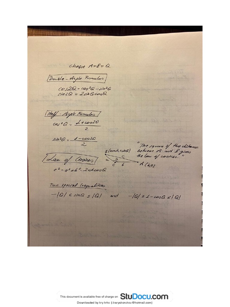 Math Summerschool This Notes Helps You | PDF