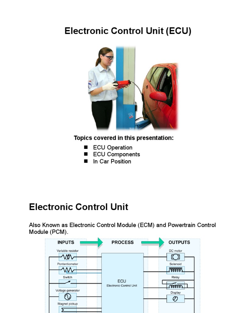 Electronic Control Unit (ECU) | PDF | Read Only Memory | Computer Data Storage
