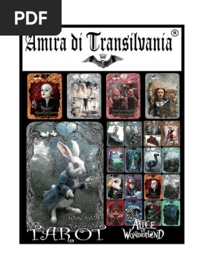 Tim Burton Alice Nel Paese Delle Meraviglie Carta Soldati ALICE NEL