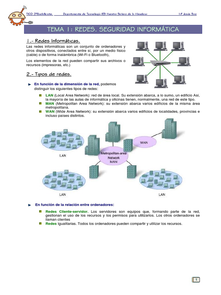 1 Redes Seguridad | PDF | Dirección IP | Red de computadoras