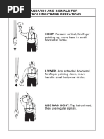 Crane Hand Signals Poster | PDF