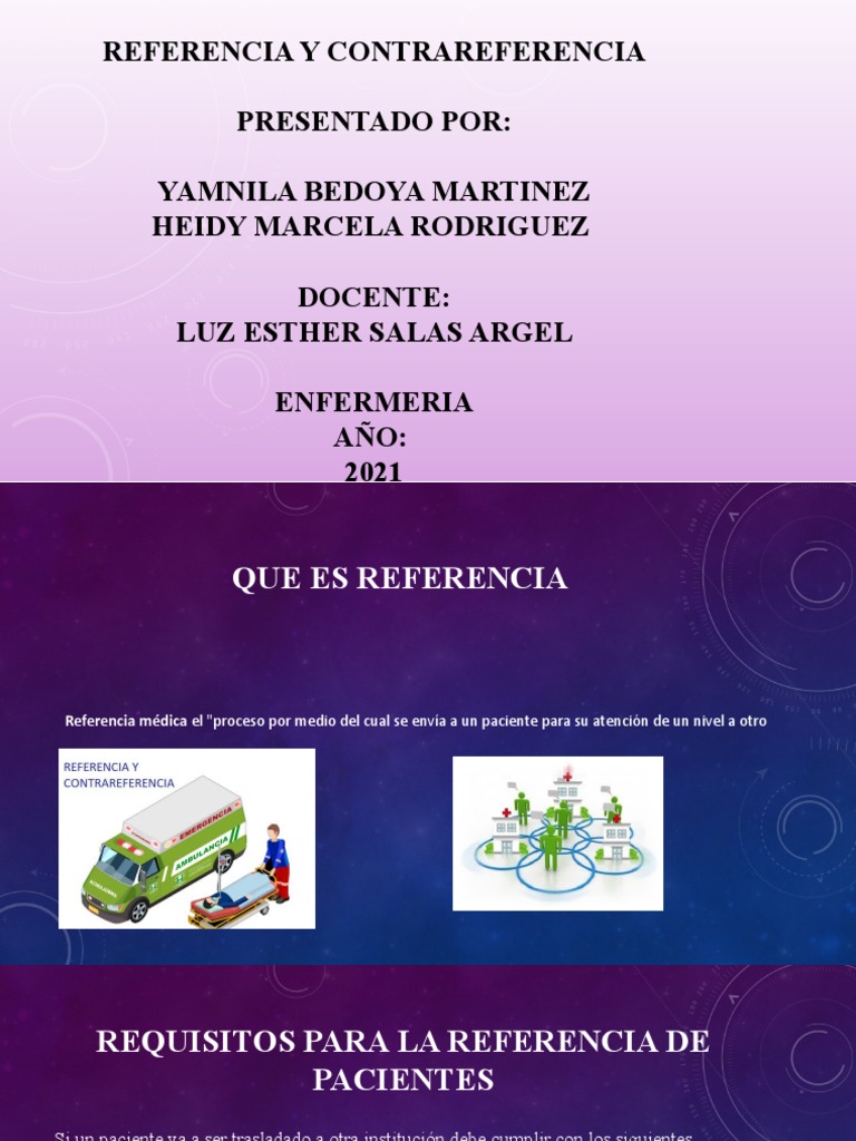 Referencia y Contrareferencia | PDF