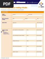 Matters Arising Template | PDF