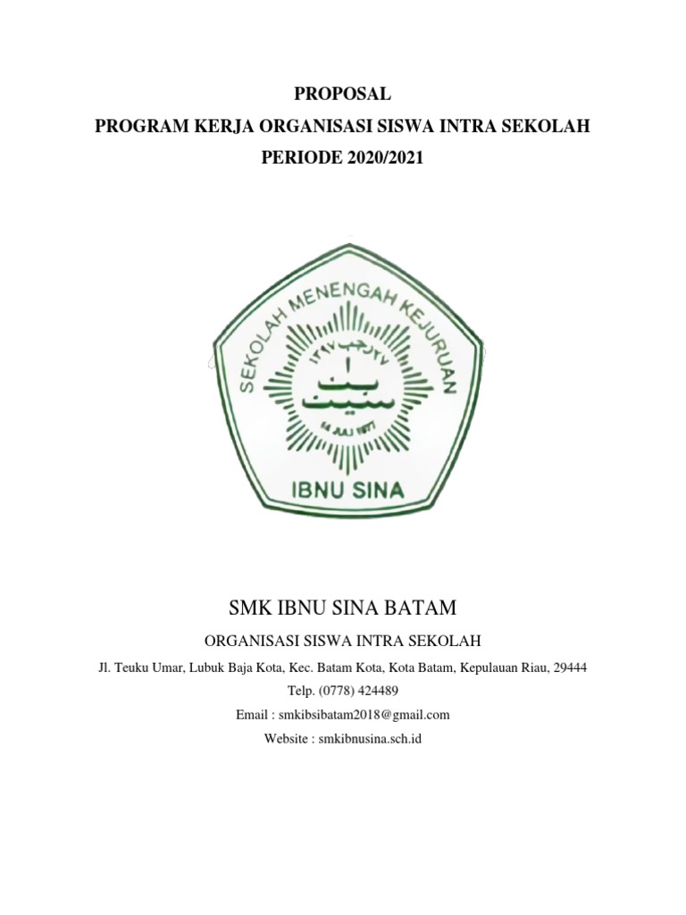 Proposal Proker Osis 2020-2021 | PDF