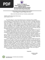 Narrative Report On Graduation 2019 | PDF