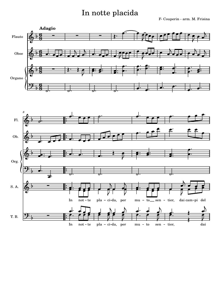 In Notte Placida - Frisina | PDF