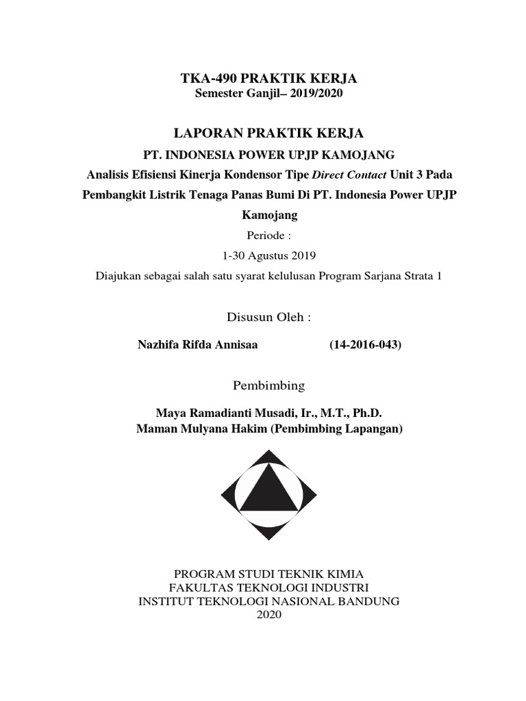 Analisis Kinerja Kondensor PLTP Kamojang | PDF