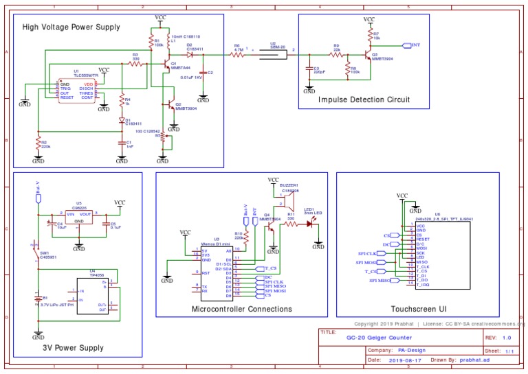 GC-20 Schematic | PDF | Electrical Engineering