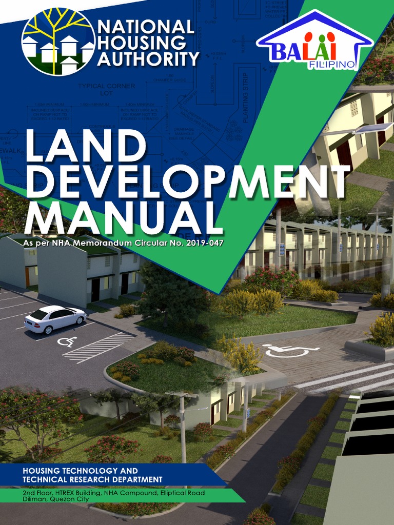NHA Land Development Manual | PDF | Topography | Surveying