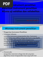 Contoh Instrumen Penelitian | PDF