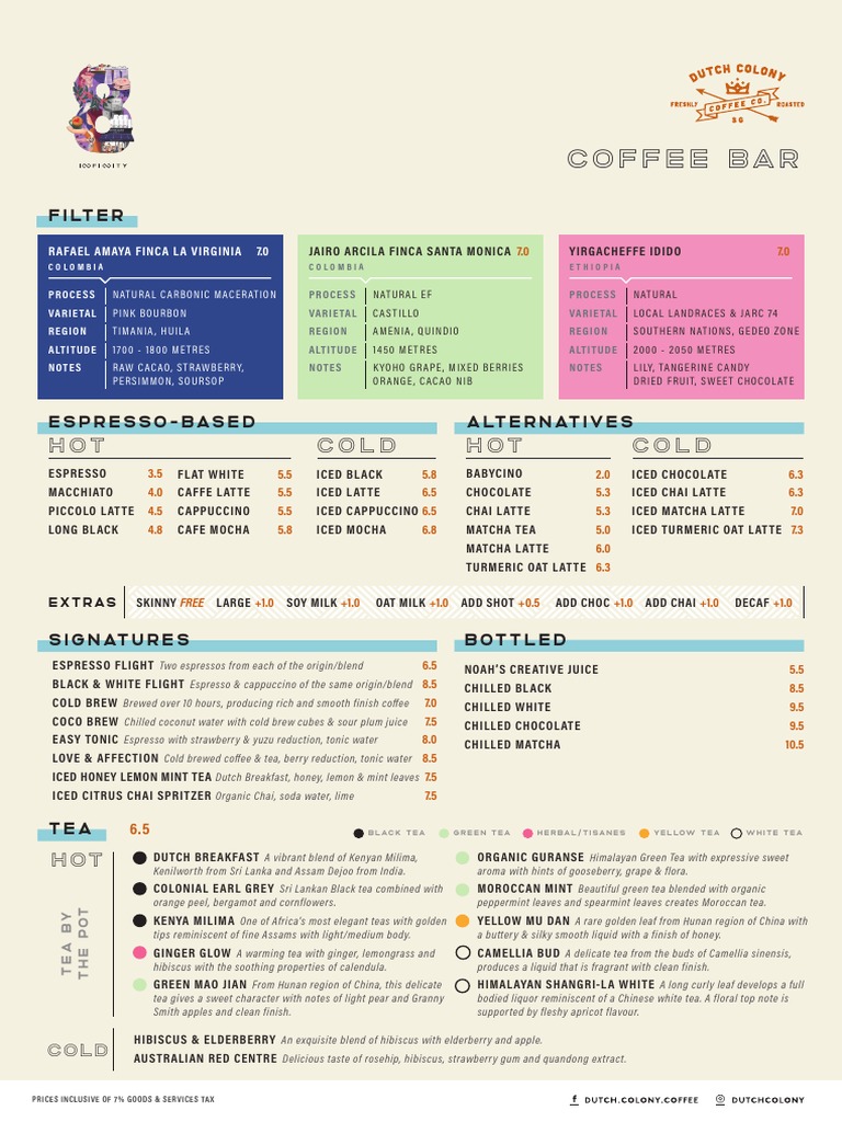 Coffe e Bar: Cold Cold Hot Hot | PDF