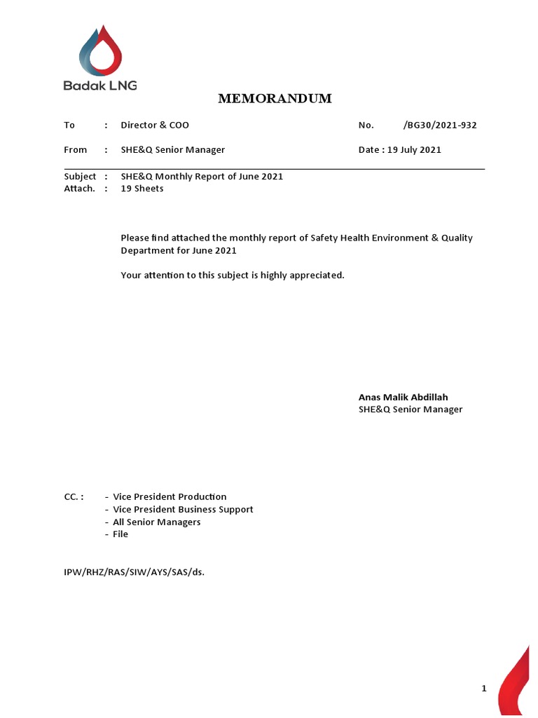 SHEQ Monthly Report Summary | PDF | Occupational Safety And Health ...