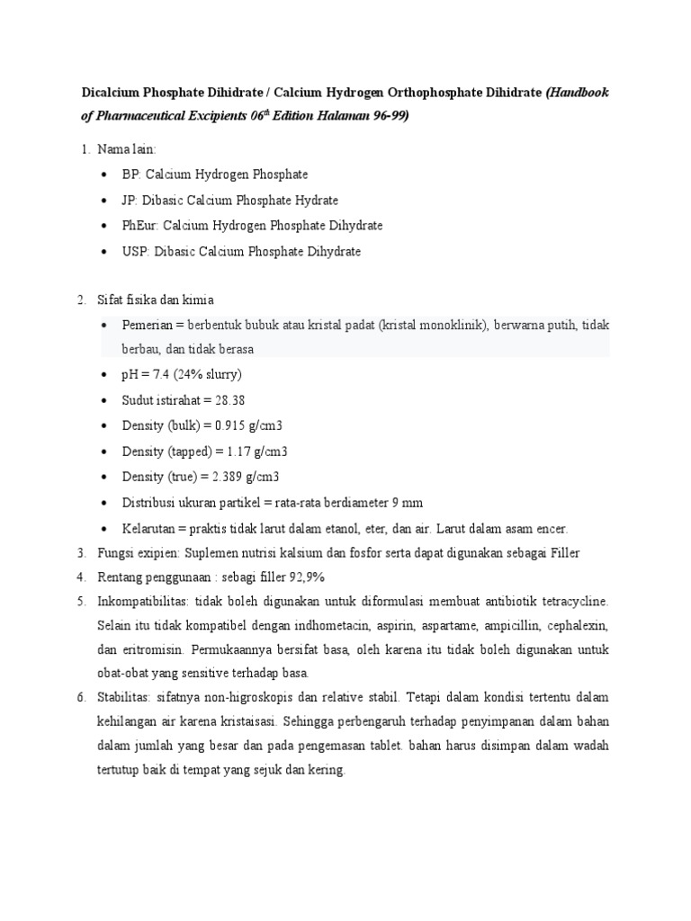 Exipien | PDF | Memasak, Makanan, & Anggur | Kesehatan Holistik