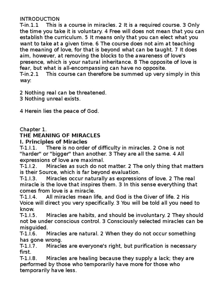 A Course in Miracles | PDF