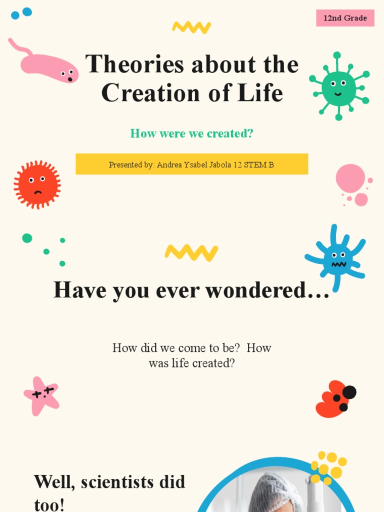 Theories About The Creation of Life: How Were We Created? | PDF | Life ...